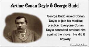 Arthur Conan Doyle and George Budd - Conan Doyle Info